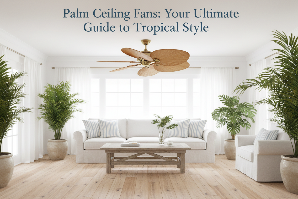 Palm Ceiling Fans: Your Ultimate Guide to Tropical Style – Fan Connection