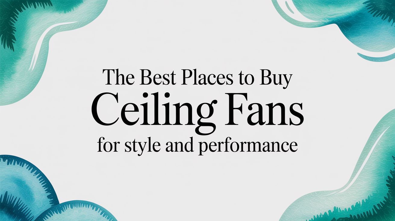 The Best Places to Buy Ceiling Fans for Style and Performance – Fan ...