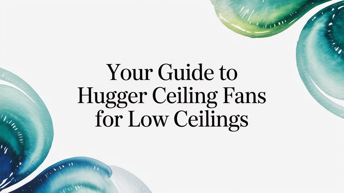 Your Guide to Hugger Ceiling Fans for Low Ceilings – Fan Connection
